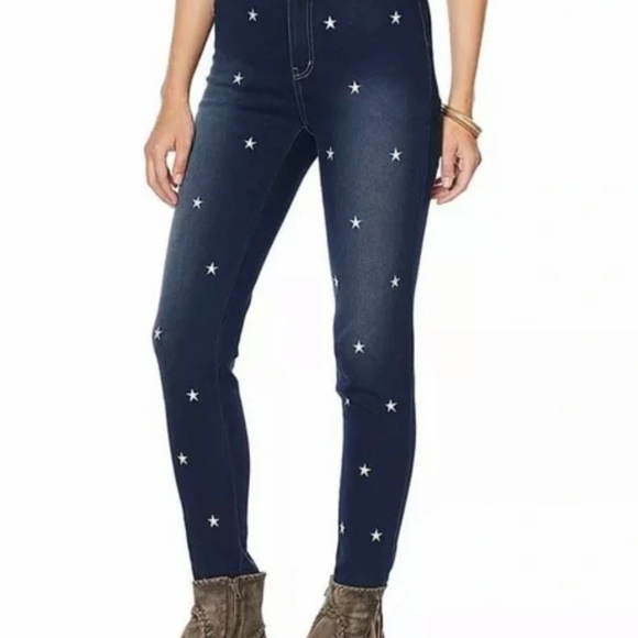 Sheryl Crow | Jeans | Sheryl Crow Denim Jeans Stretch With Embroidered ...